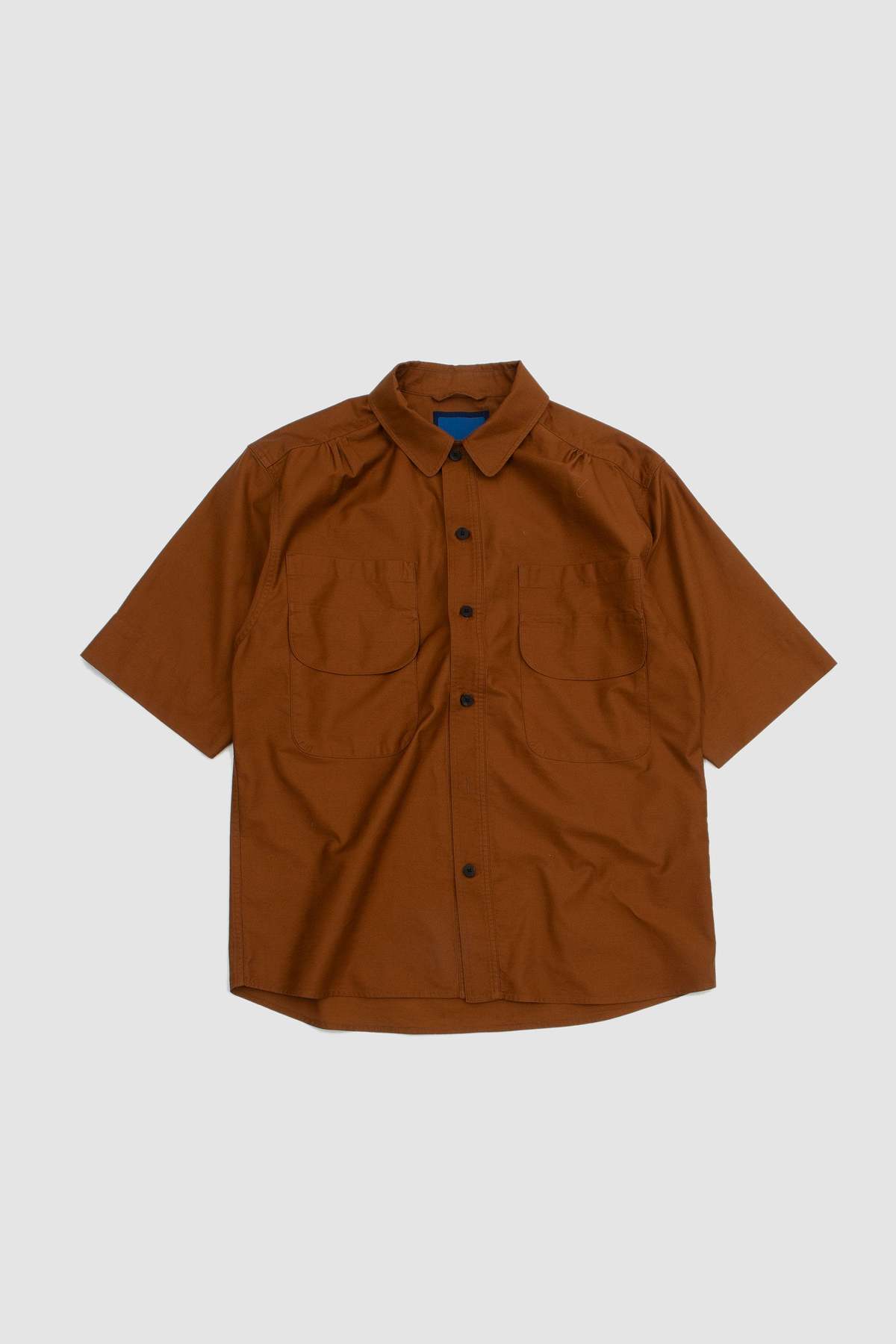 Document Slab Moleskin Double Pocket Shirt - Camel | Garmentory
