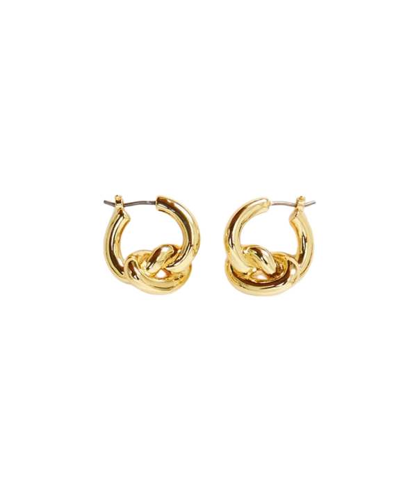 Clare V. Le Knot Hoop - Gold | Garmentory