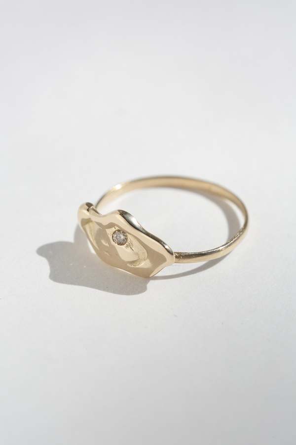 Bruna Tenorio Jewelry Waveform Ring | Garmentory
