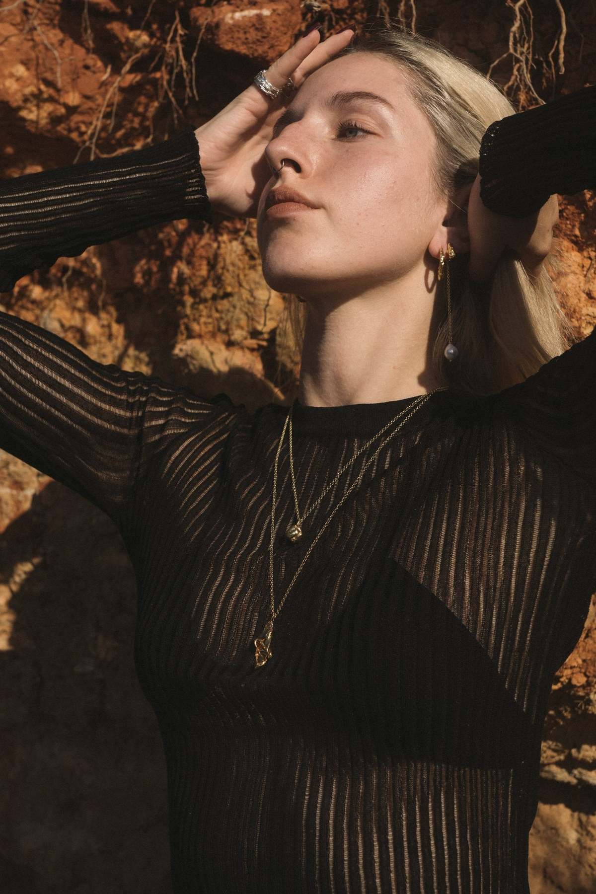 Swim to the Moon Rhea Ring - Silver | Garmentory