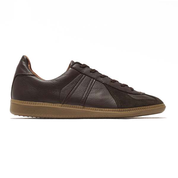 Reproduction of Found GERMAN MILITARY TRAINER shoes - DARK BROWN ...