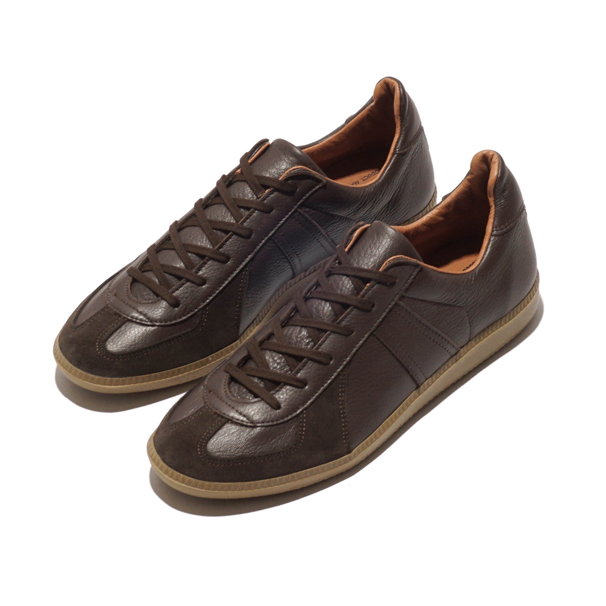 Reproduction of Found GERMAN MILITARY TRAINER shoes - DARK BROWN ...