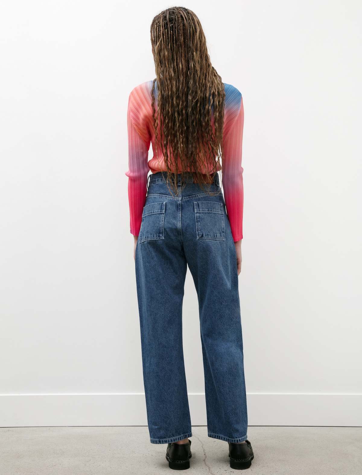 Studio Nicholson Ruthe Denim Beach Fade Jeans - Blue | Garmentory