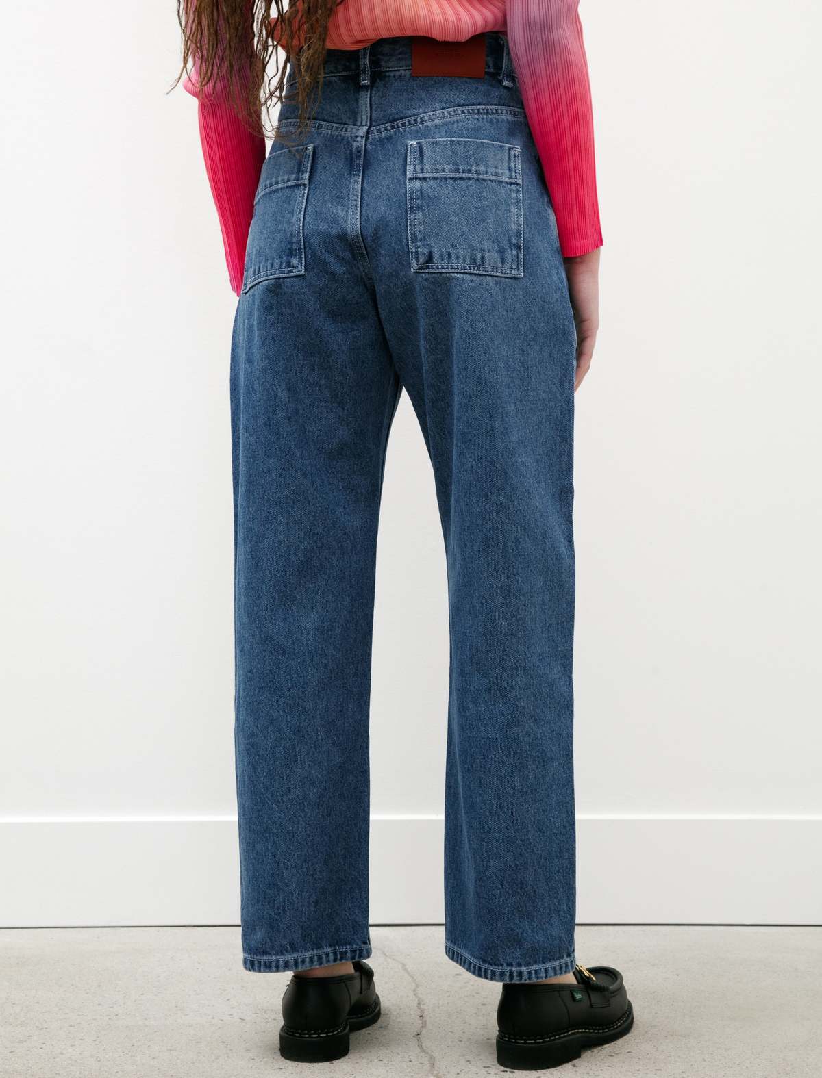 Studio Nicholson Ruthe Denim Beach Fade Jeans - Blue | Garmentory