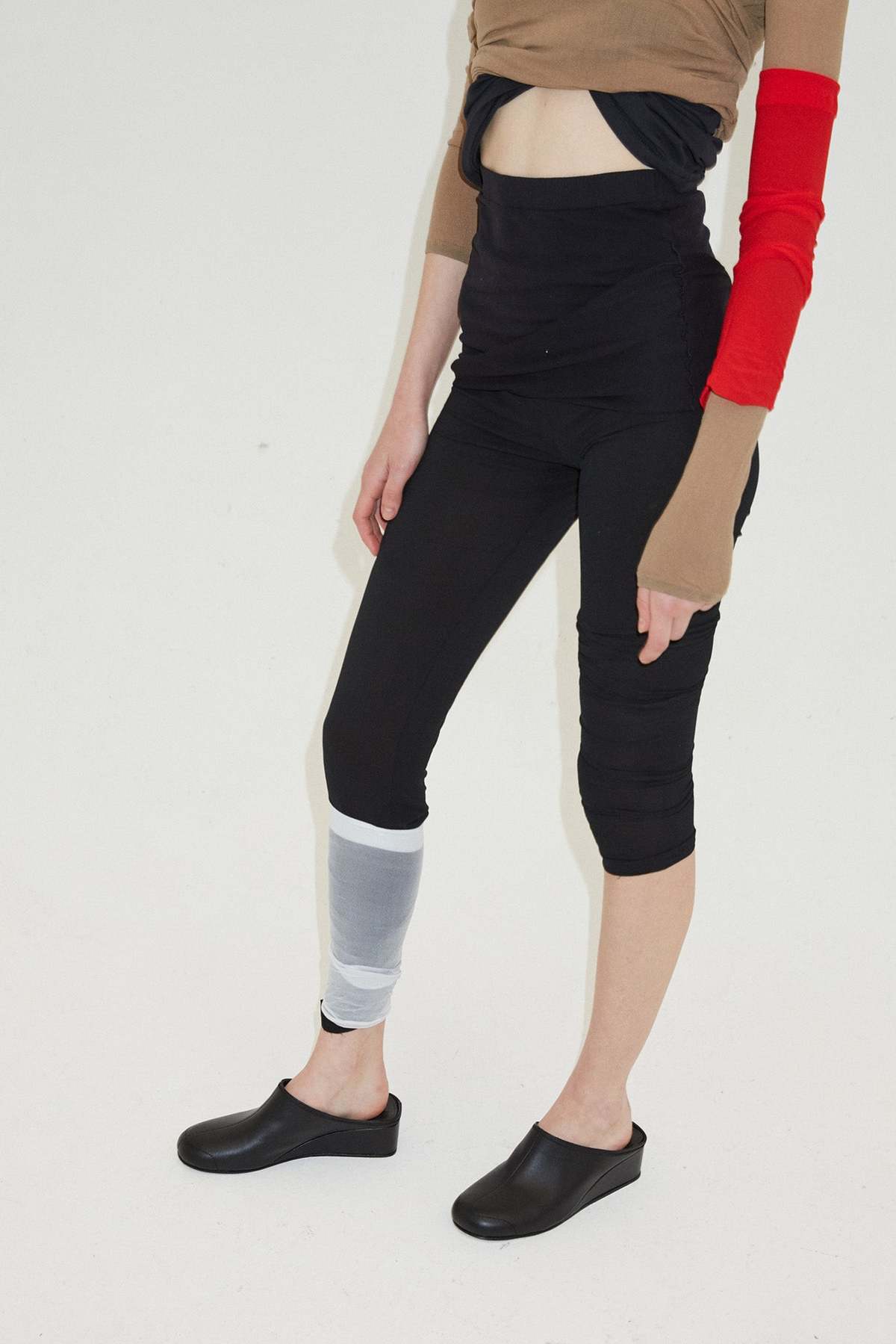 Dubié Curvo Flat Clog - Black | Garmentory