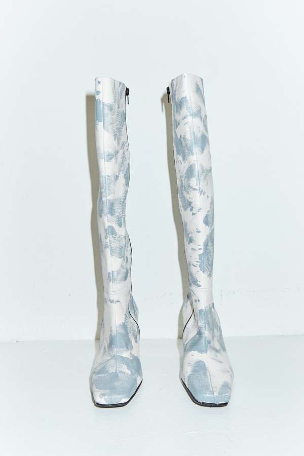 Dubié Cuadrado High Boot - Grey Paint | Garmentory