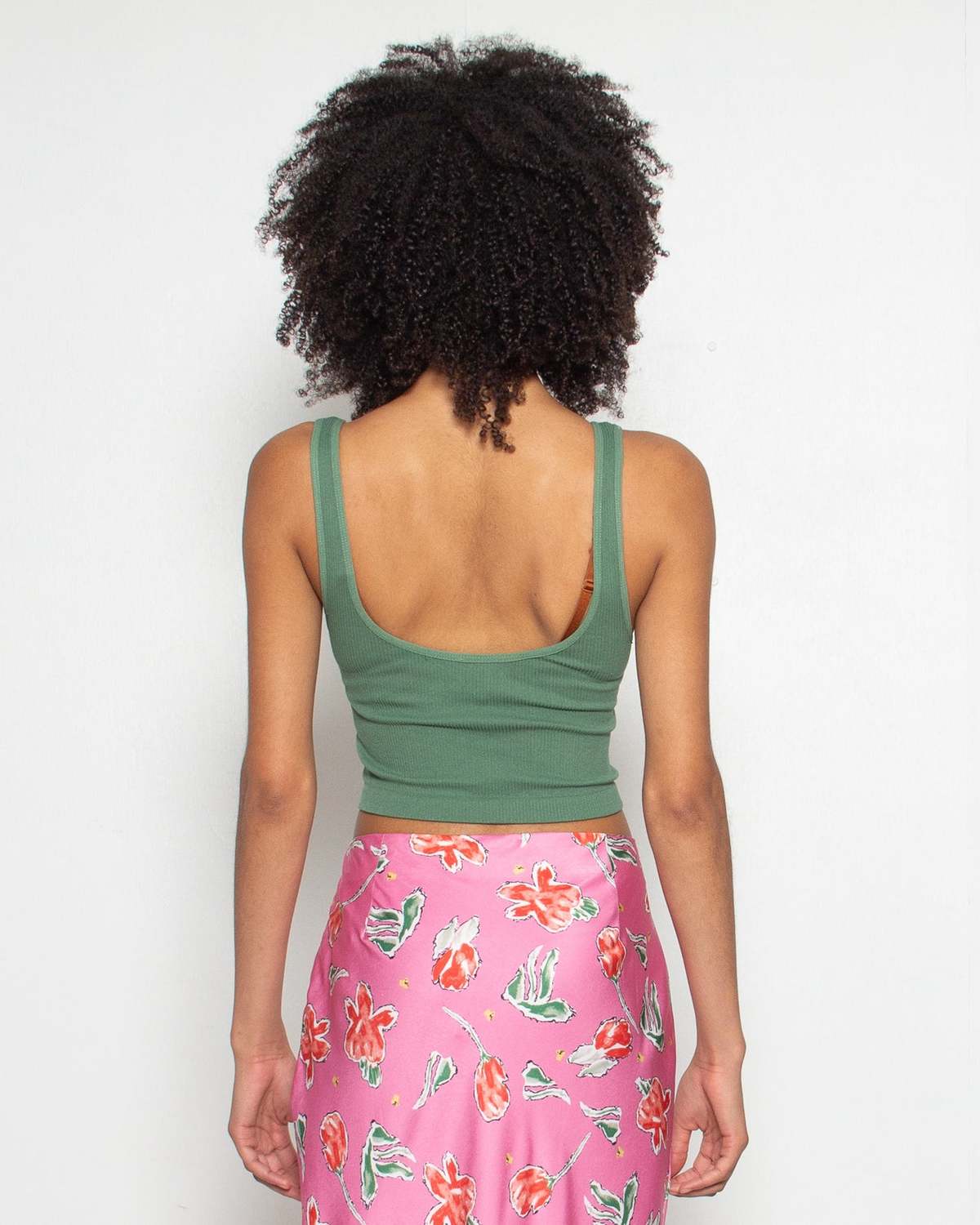 Persons Ari Underbust Seamless Tank - Matcha | Garmentory