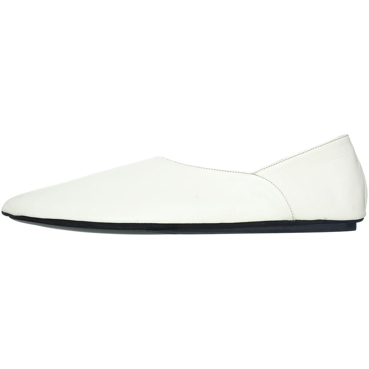 Jil Sander leather slippers - White | Garmentory