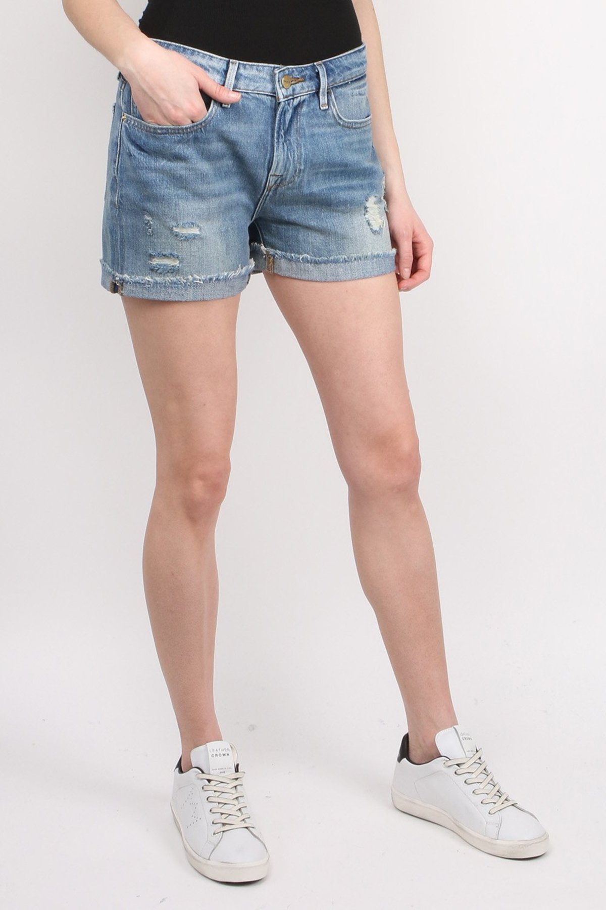 FRAME Denim Le Grand Garcon Short | Garmentory