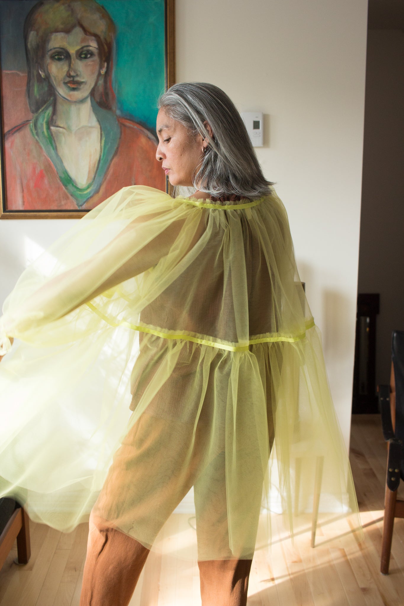 Eliza Faulkner Ariel Dress - Yellow Tulle | Garmentory