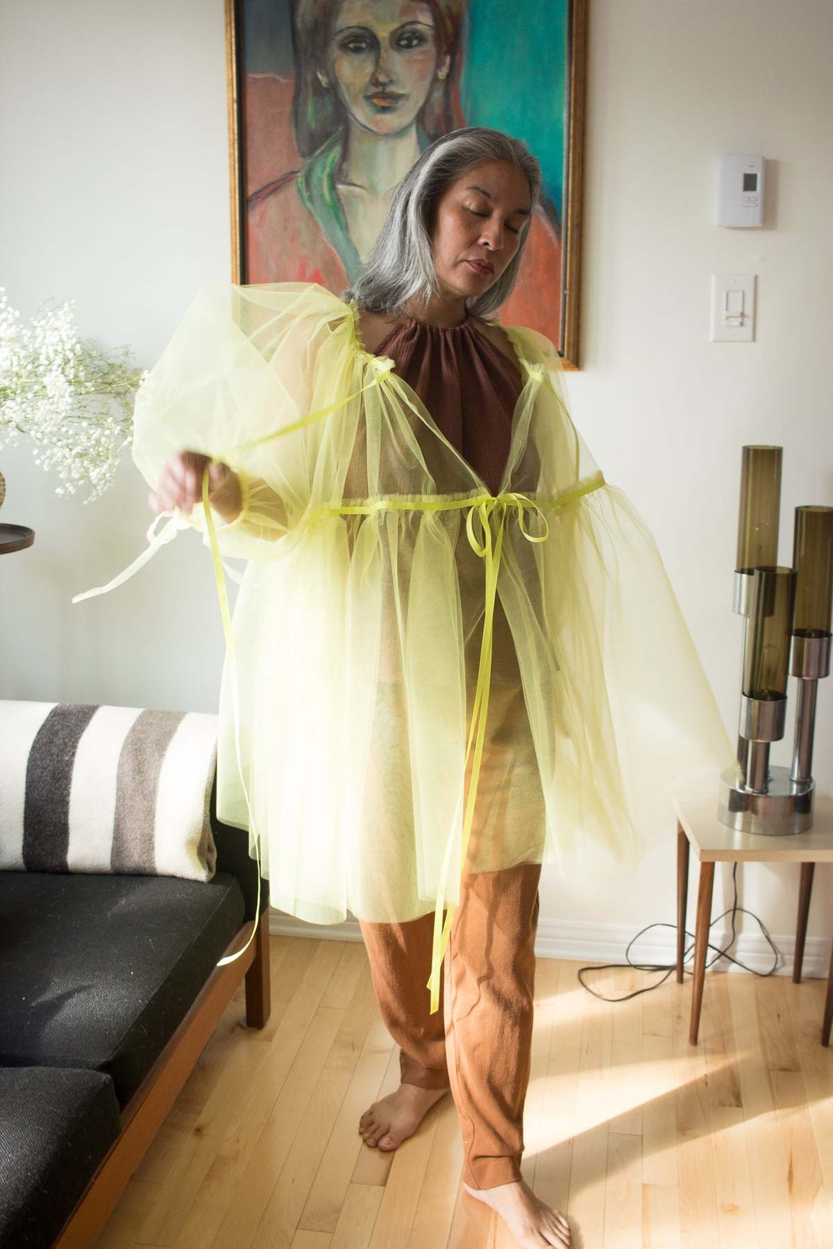 Eliza Faulkner Ariel Dress - Yellow Tulle | Garmentory