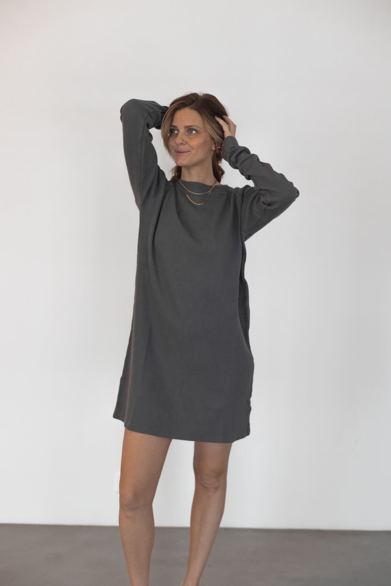 Pura Clothing Ayana Dress - Dark Grey | Garmentory