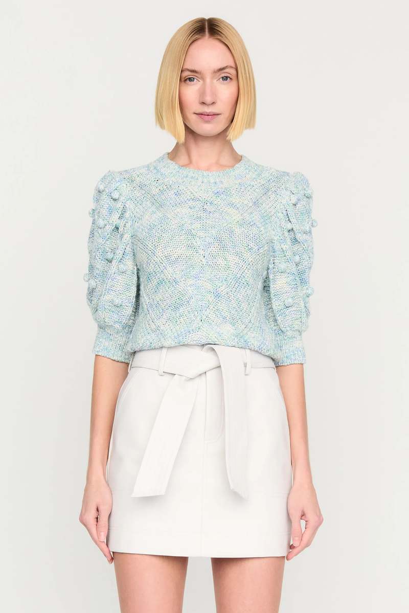 Marie Oliver Ives Top - Lagoon Mist | Garmentory