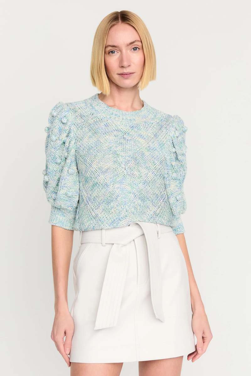 Marie Oliver Ives Top - Lagoon Mist | Garmentory