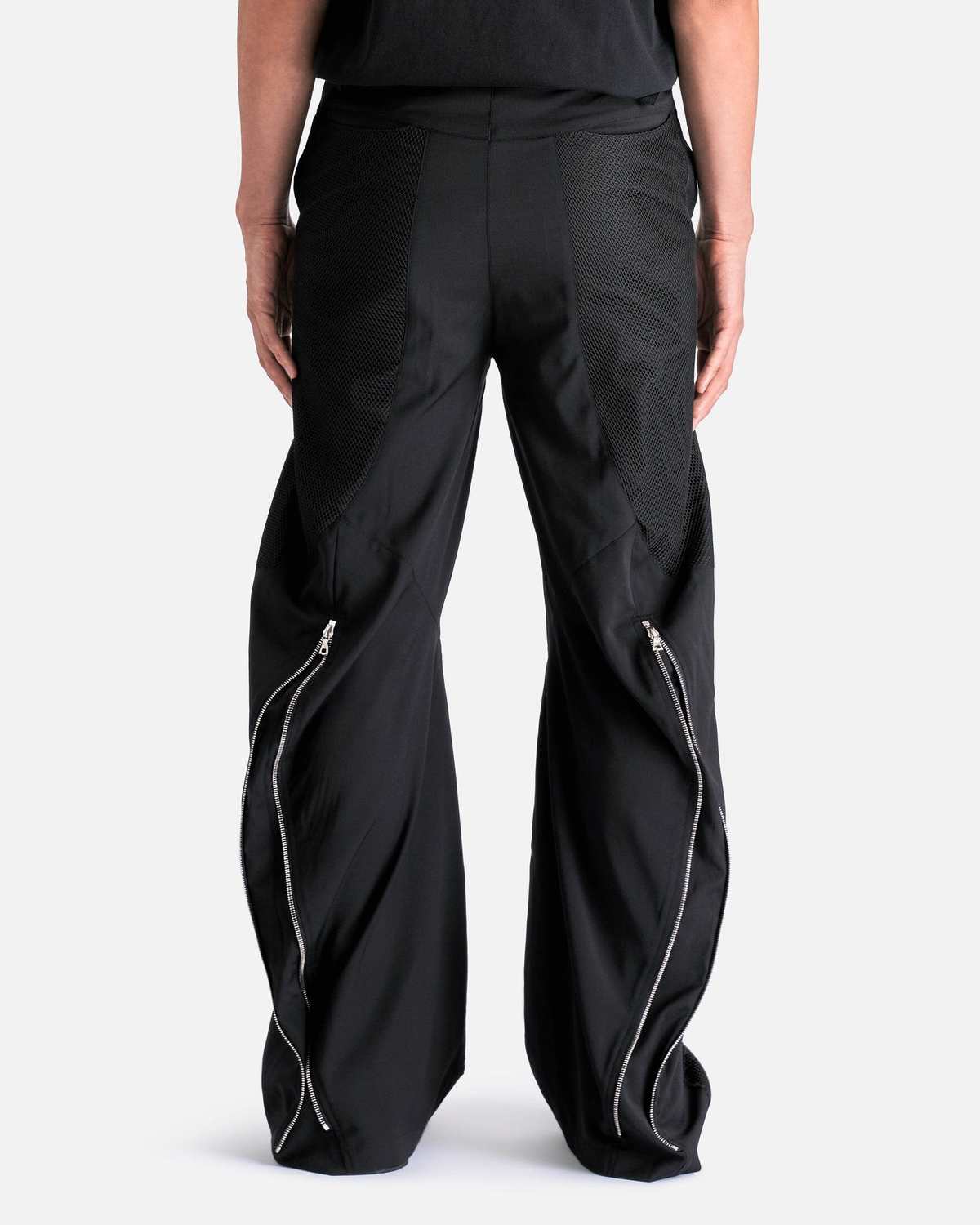 CMMAWEAR Articulated Back Zip Trousers - Black | Garmentory