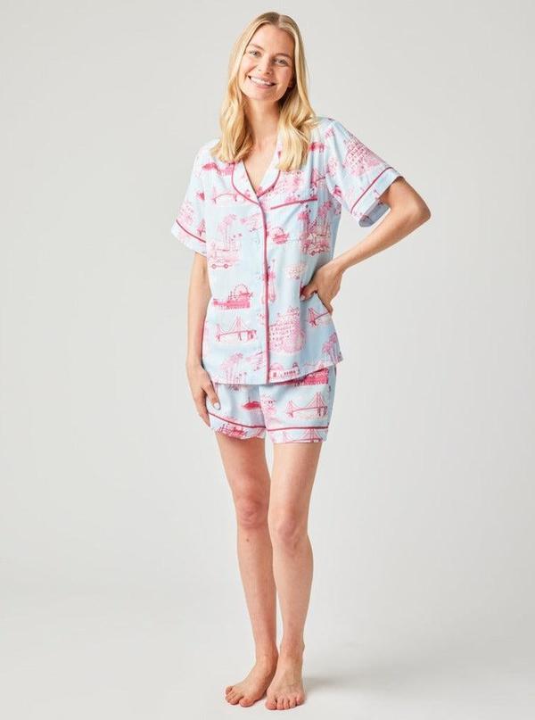 Katie Kime California PJ Short Set | Garmentory