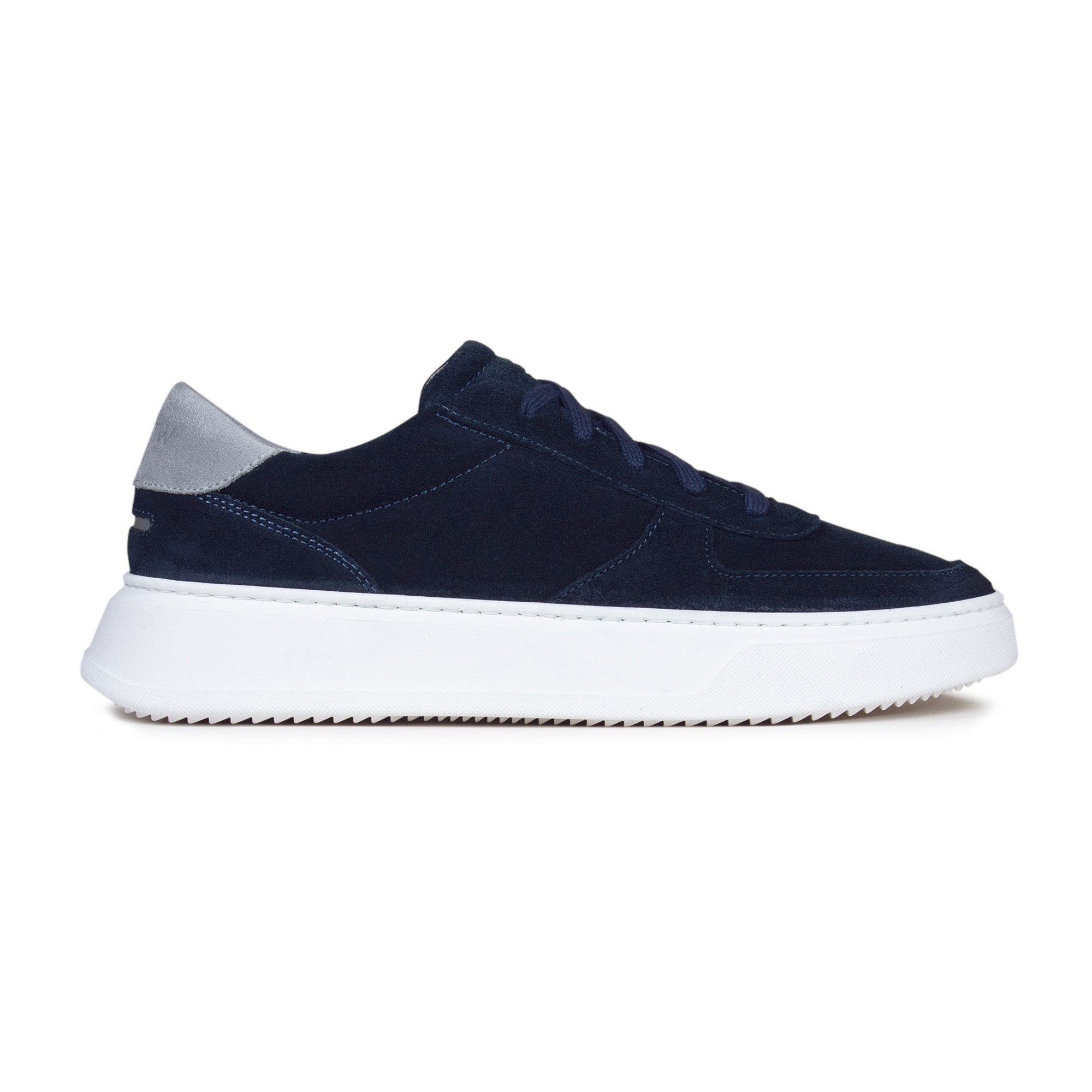Unseen Footwear Marais Suede Sneakers - Navy/Grey | Garmentory