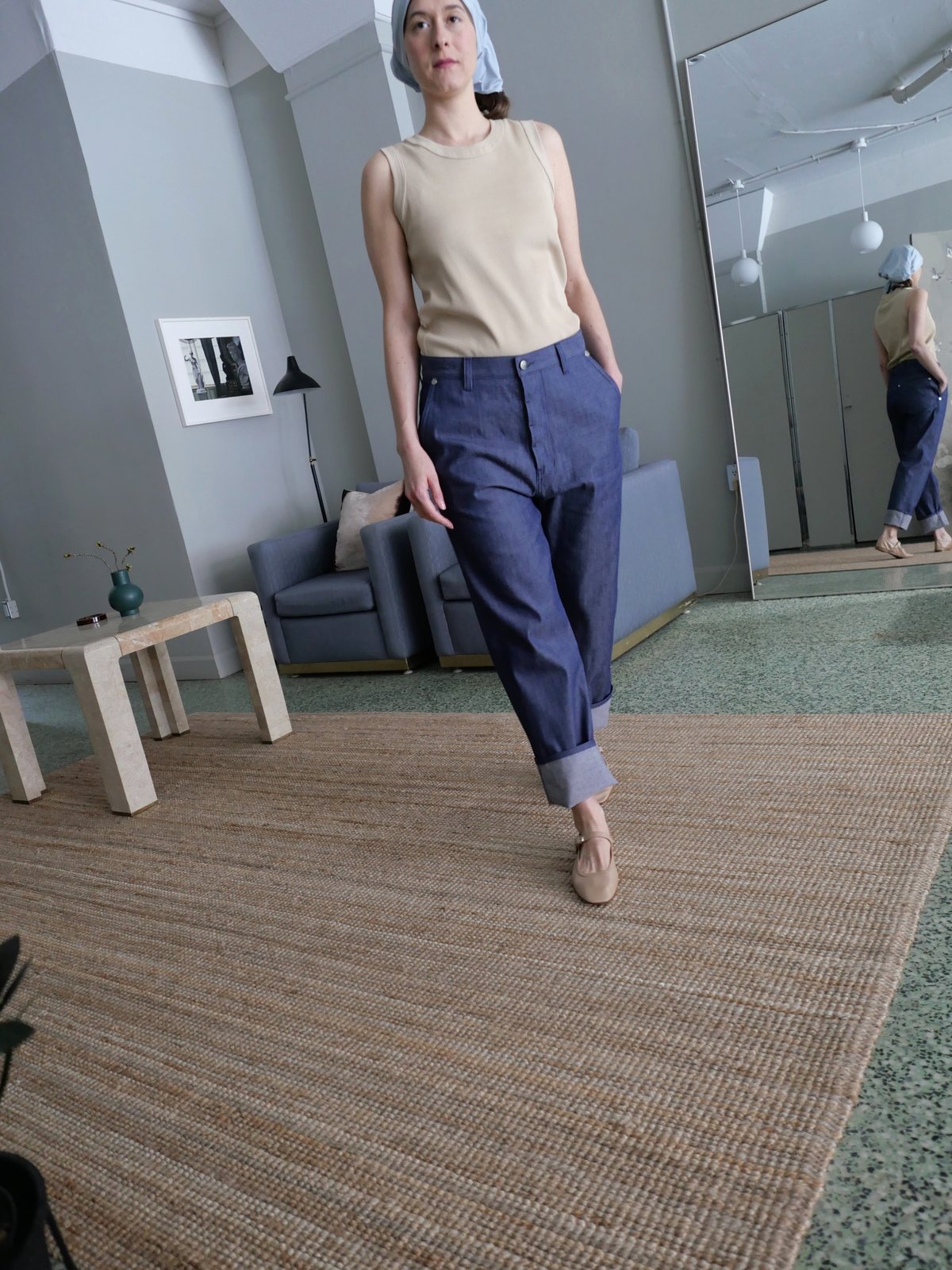 Sofie D'hoore Rib Knit Tank Top - Nude | Garmentory