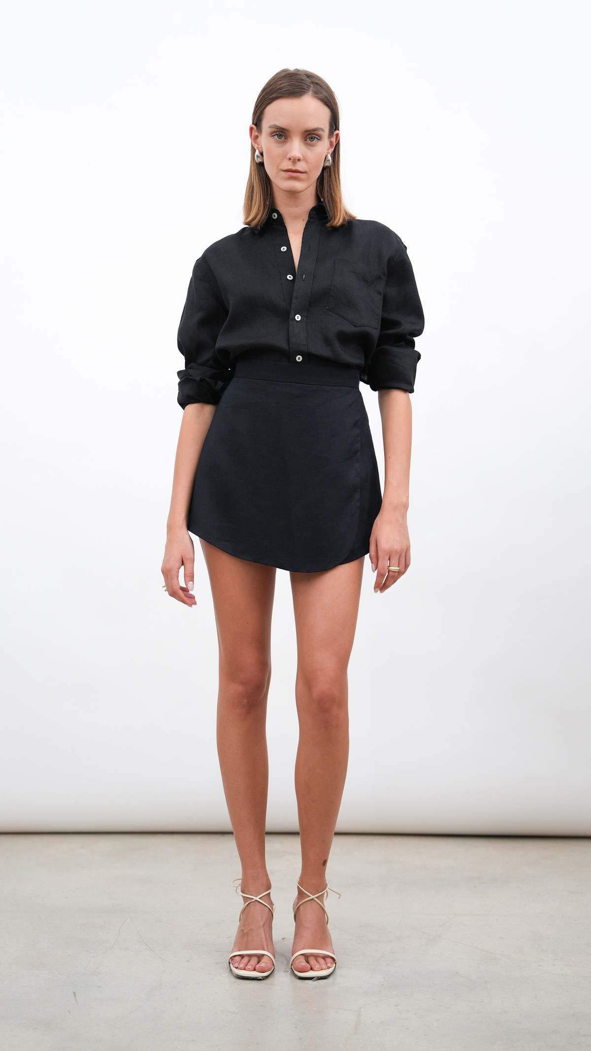 Parentezi Bruna Button Down - Black | Garmentory