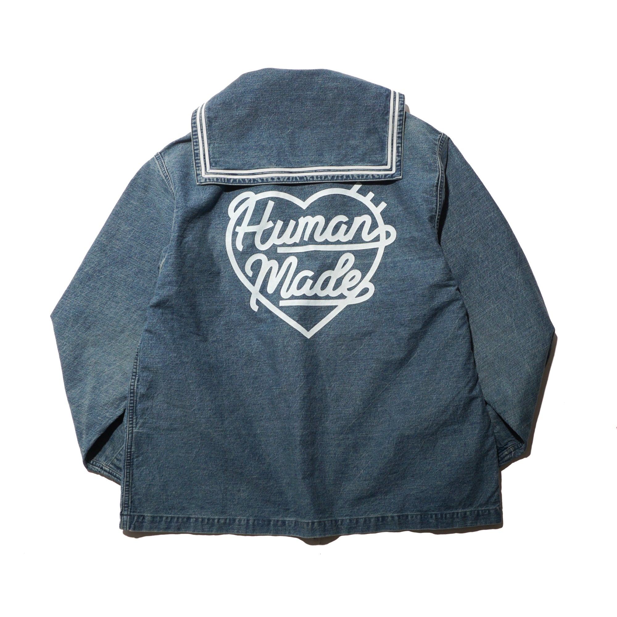 Human Made Denim Sailor Shirt - Indigo | Garmentory