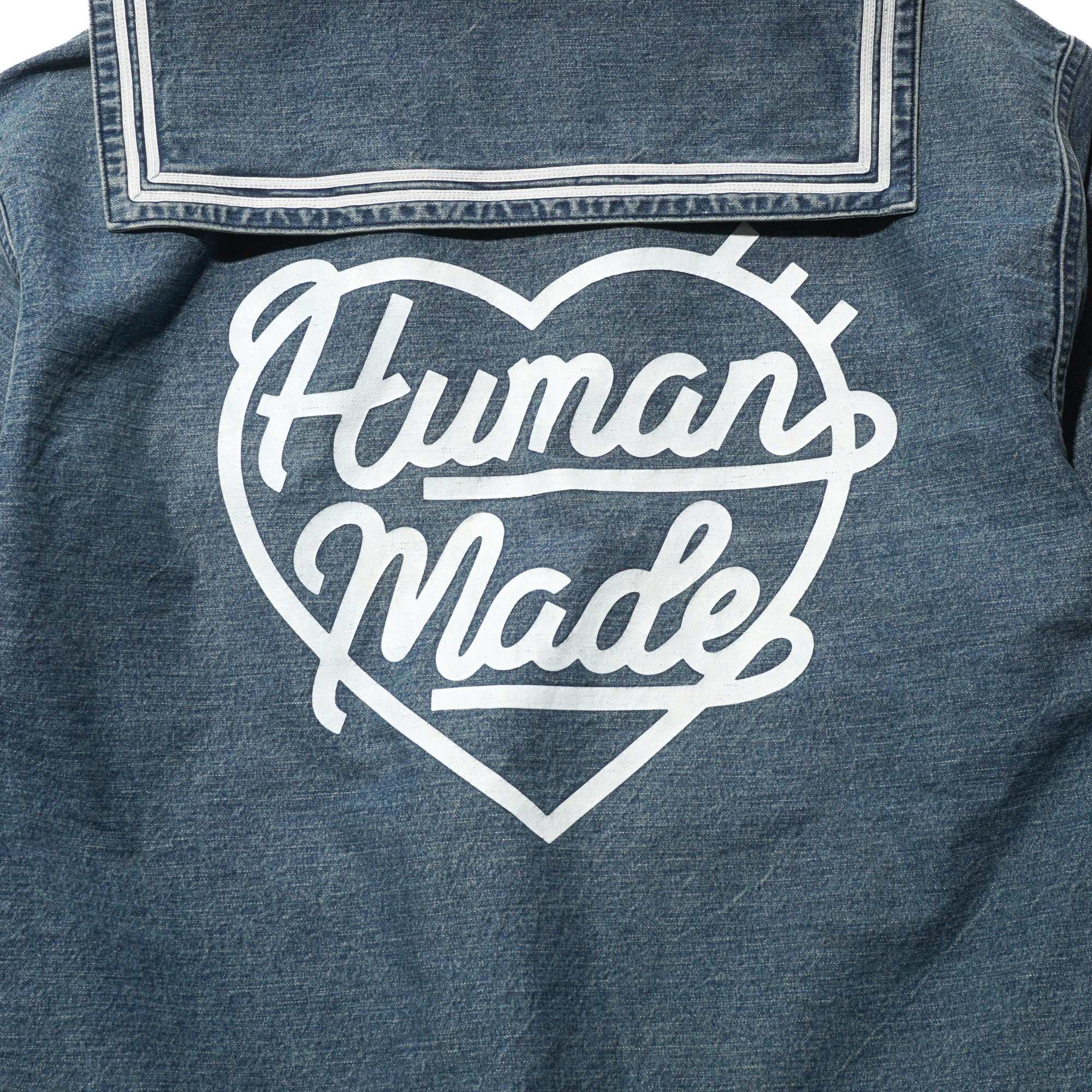Human Made Denim Sailor Shirt - Indigo | Garmentory