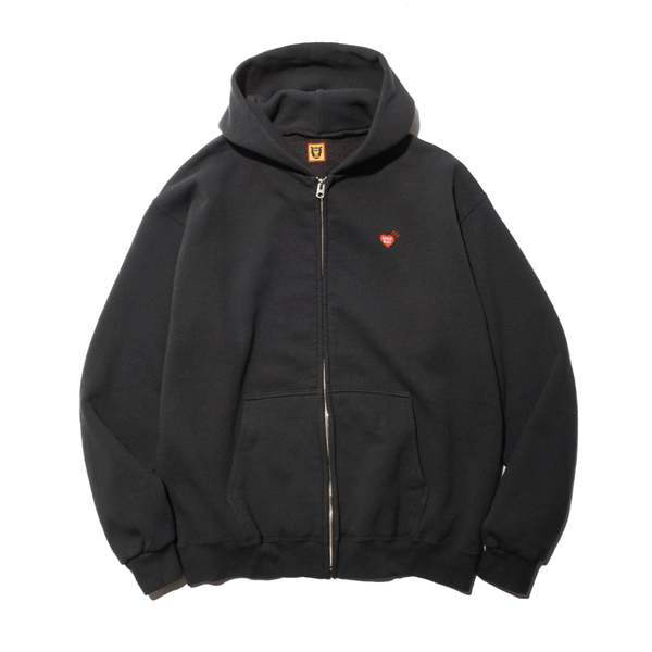 Human Made Zip-up Hoodie - Black | Garmentory