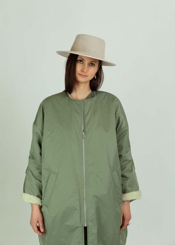 Bellerose Reversible Hug Coat - Eucalyptus | Garmentory