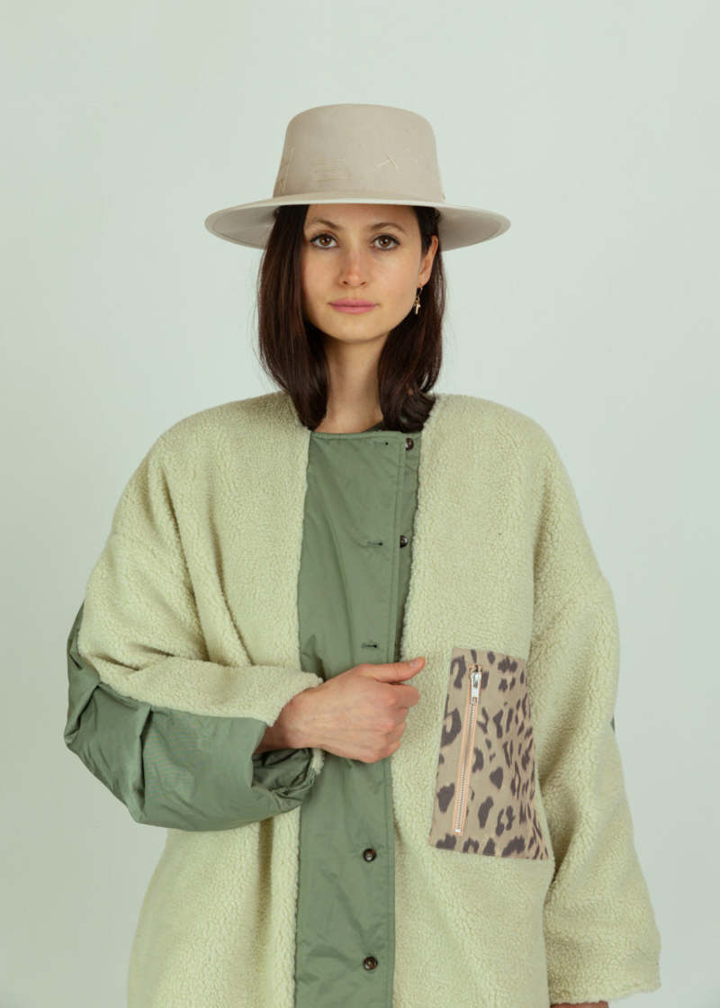 Bellerose Reversible Hug Coat - Eucalyptus | Garmentory