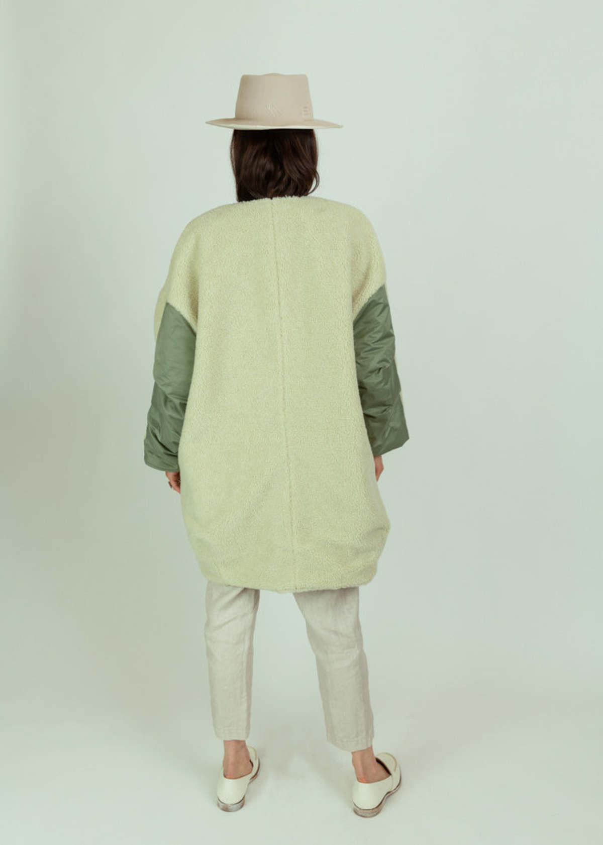 Bellerose Reversible Hug Coat - Eucalyptus | Garmentory