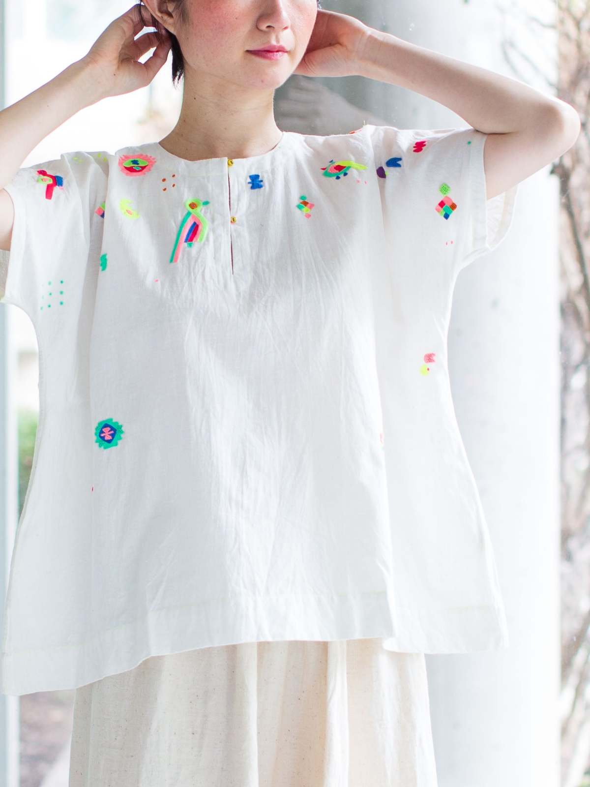 Injiri Jodhpur Top - White | Garmentory