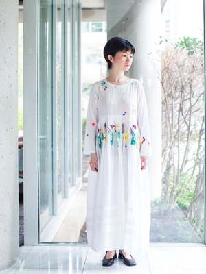 Injiri Dress - Jodhpur 68/White | Garmentory