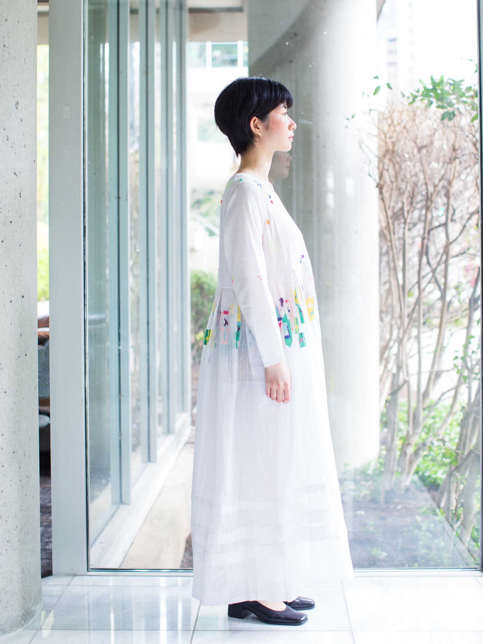 Injiri Dress - Jodhpur 68/White | Garmentory