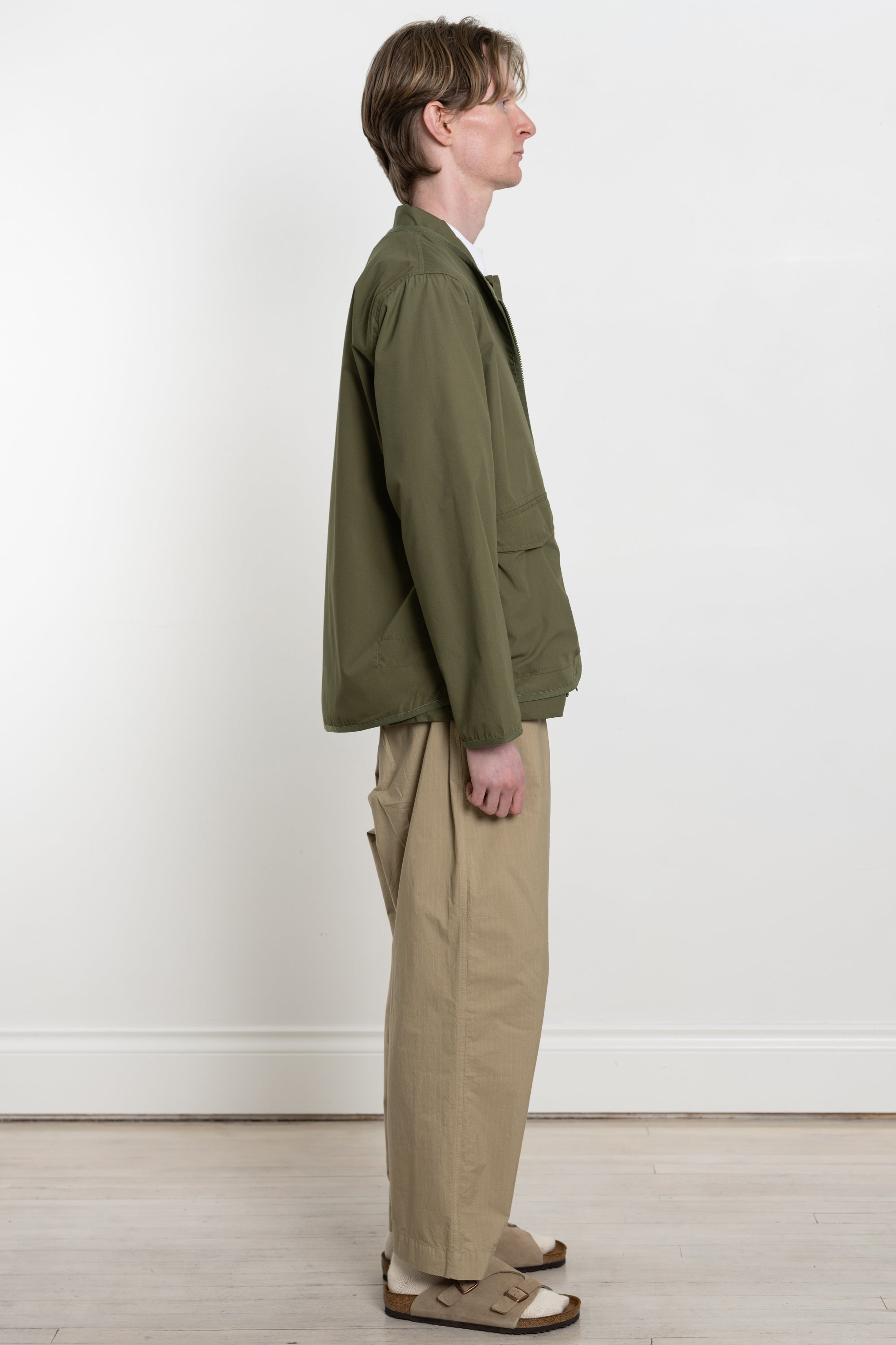 Universal Works Parachute Liner Jacket Recycled Poly - Tech Olive ...