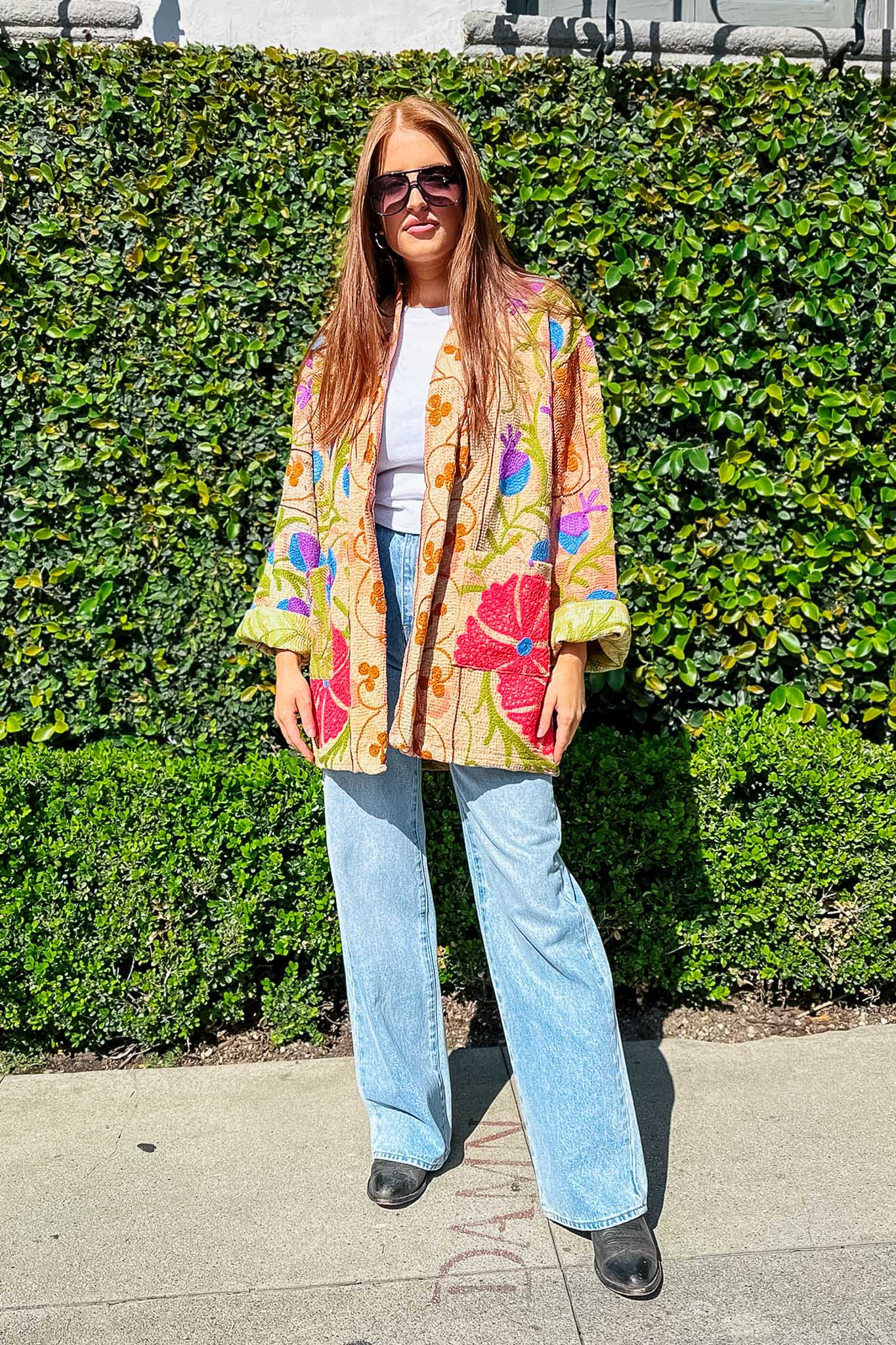 The Canyon Garden Suzani Jacket - Pink/Purp/Multi | Garmentory