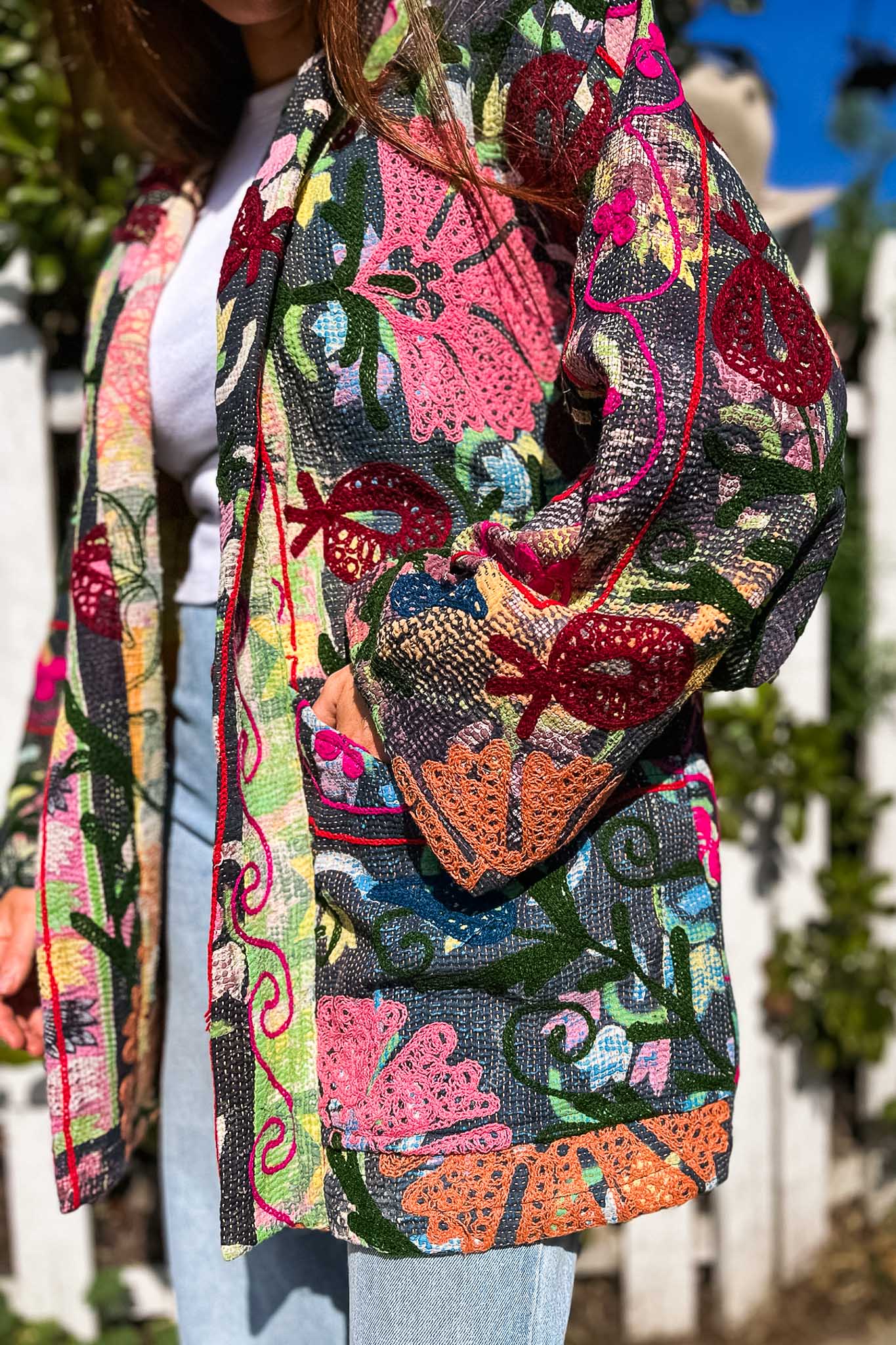 The Canyon Psychedelic Garden Suzani Jacket - Psychedelic Garden ...