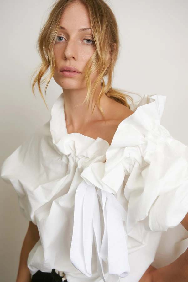 Aquarius Cocktail Beautiful Mess Top - White | Garmentory