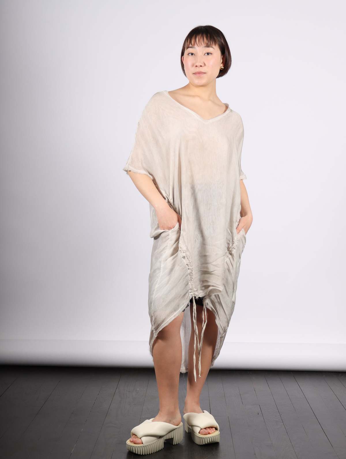 Sanctamuerte Tunic Dress - Desert | Garmentory