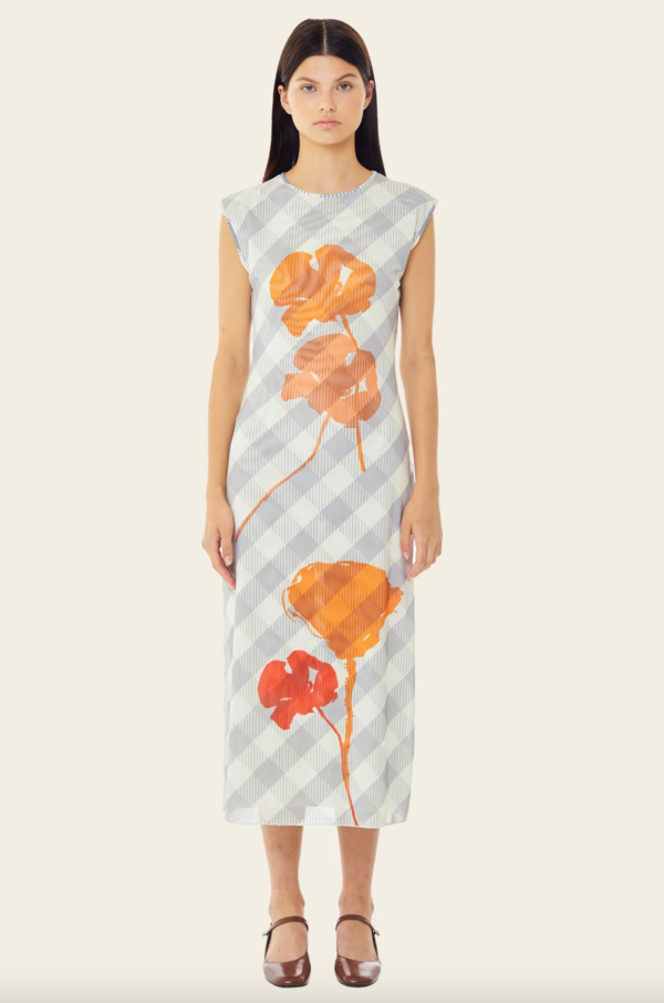 Find Me Now Poppy Mesh Midi Dress - Poppy | Garmentory