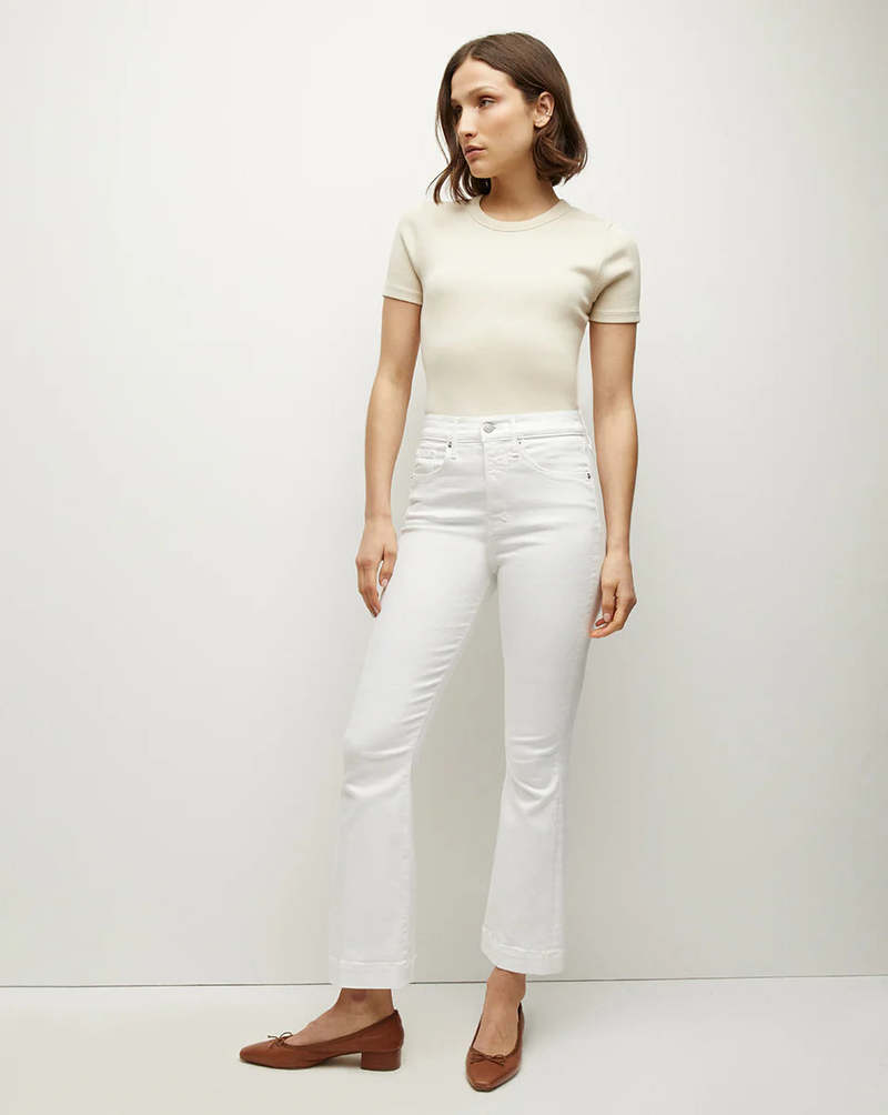 Veronica Beard Carson High Rise Ankle Flare | Garmentory