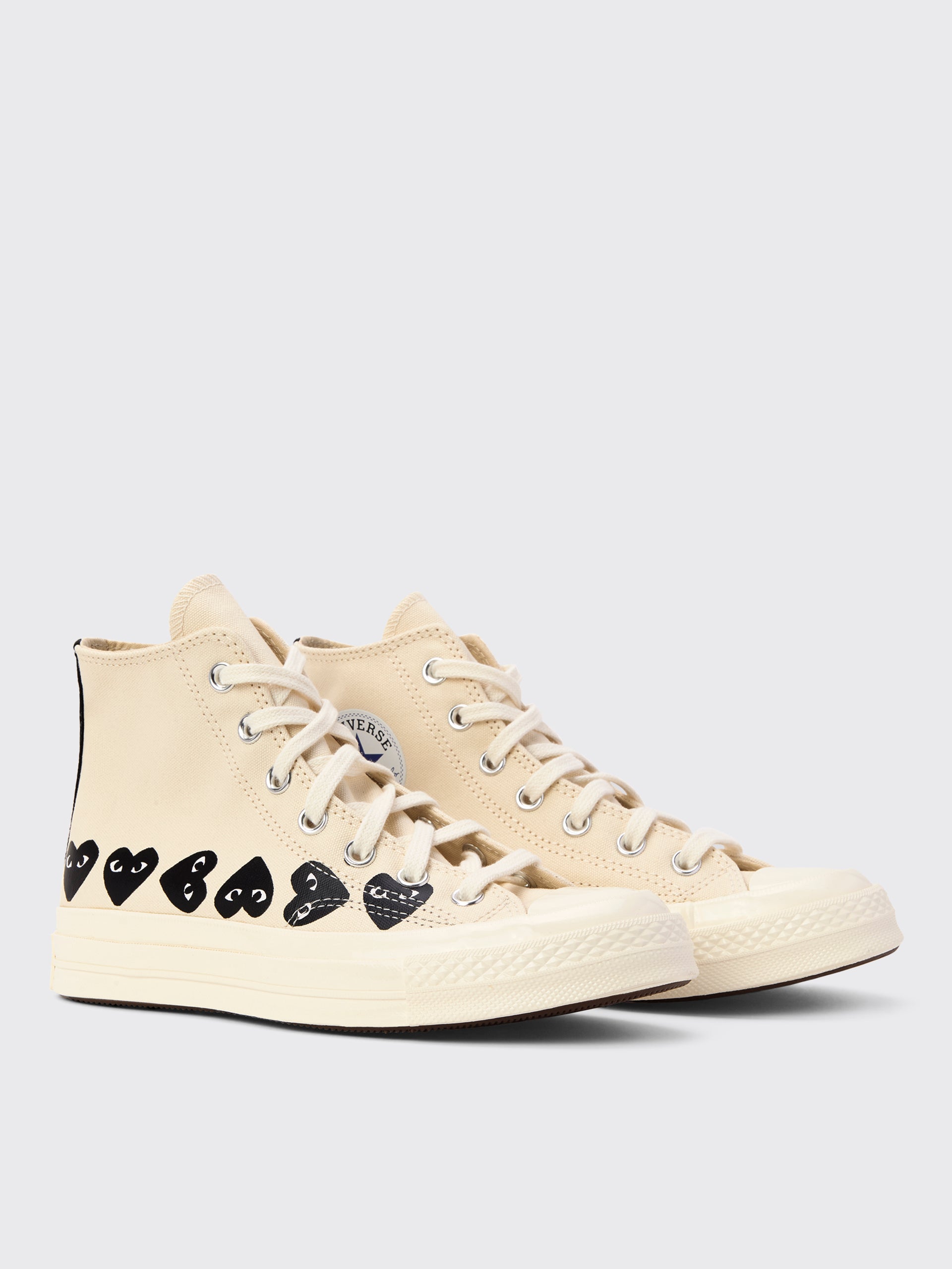 Comme des Garçons Play Multi Heart High Converse Chuck All Star 70 High ...