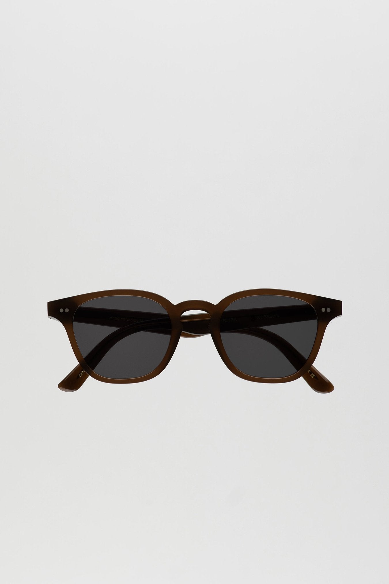 Monokel River Chocolate Eyewear - Grey solid lens | Garmentory