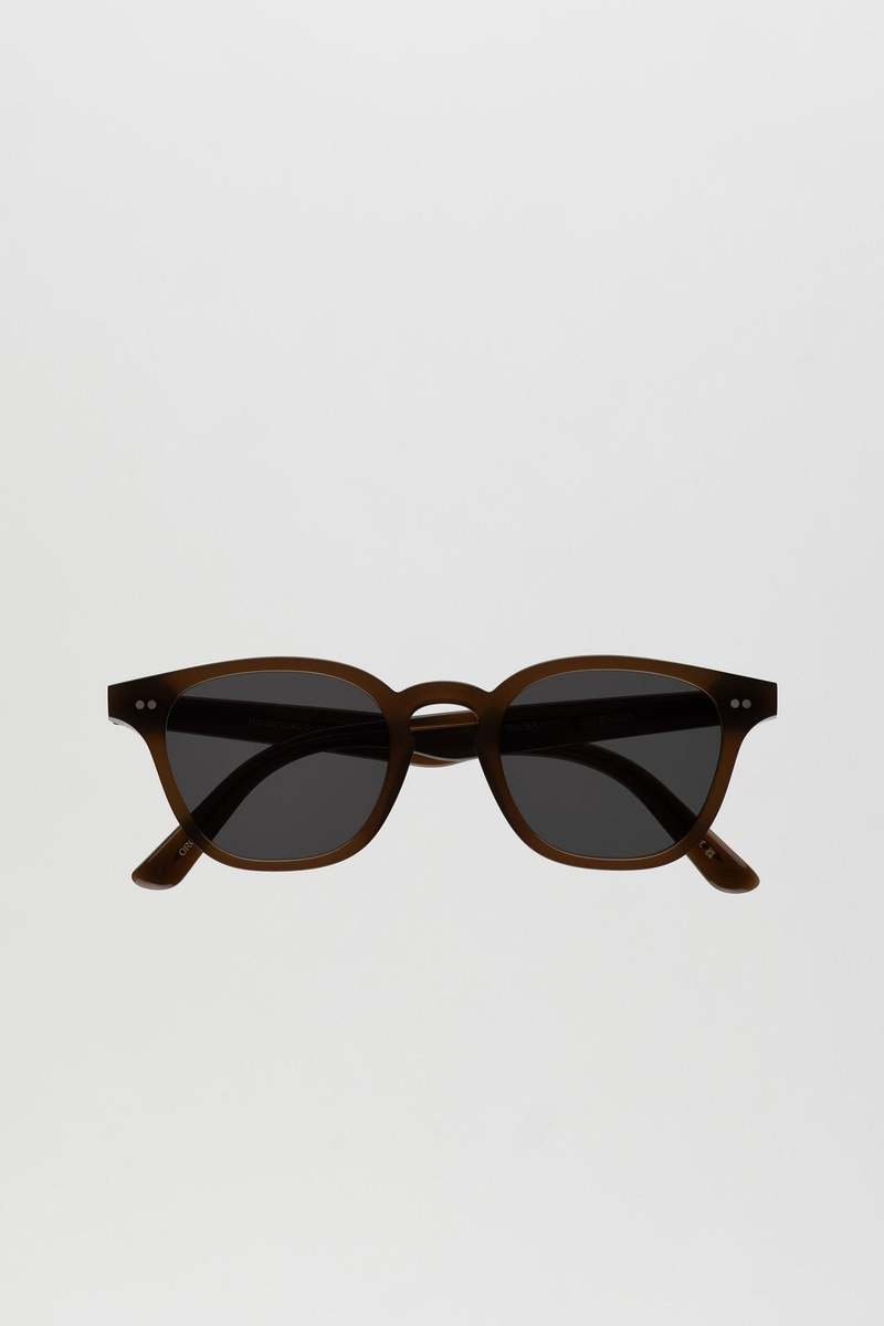 Monokel River Chocolate Eyewear - Grey solid lens | Garmentory