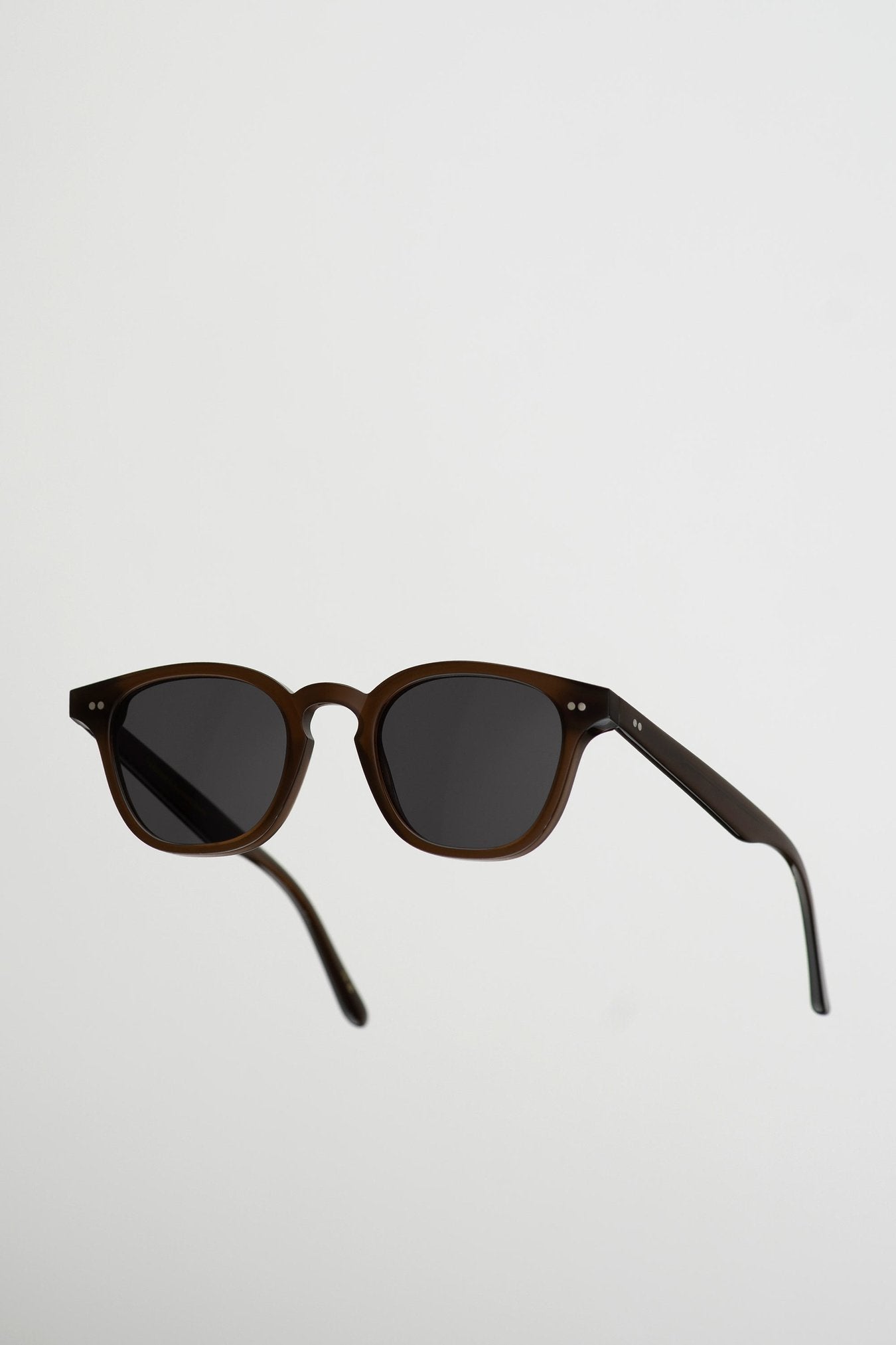 Monokel River Chocolate Eyewear - Grey solid lens | Garmentory