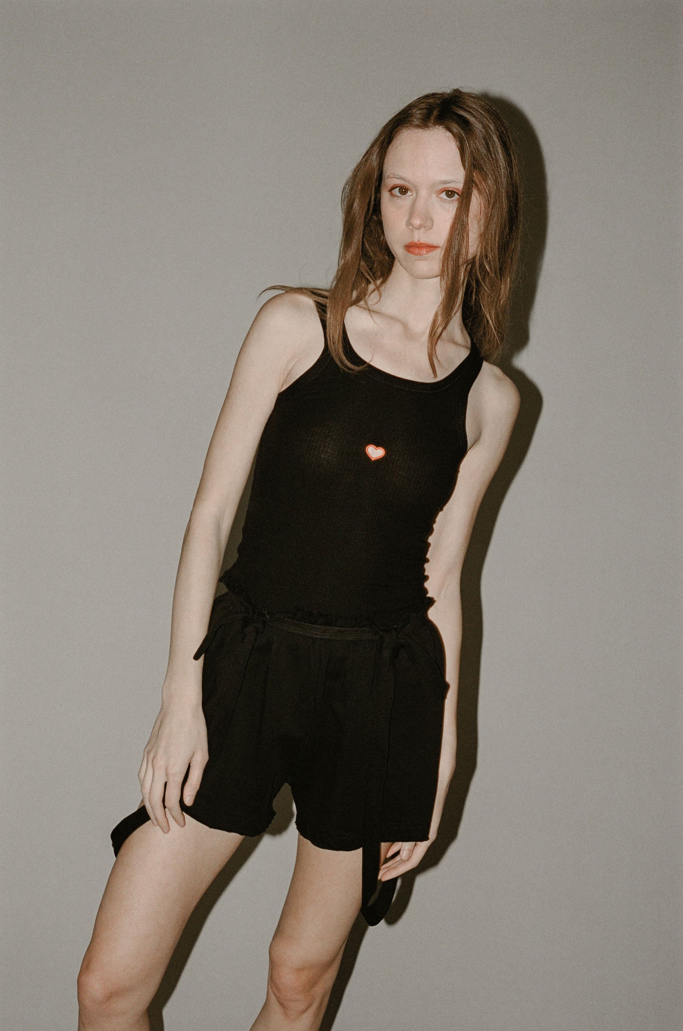 Baserange Heart Tank - Black | Garmentory