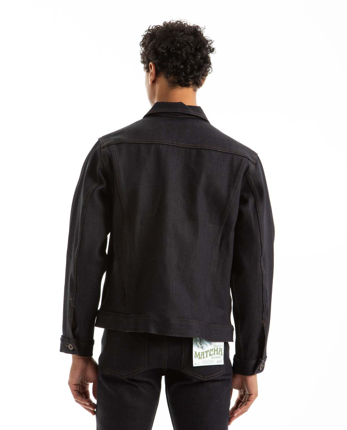 Naked & Famous Denim Matcha Selvedge Jacket - DARK | Garmentory
