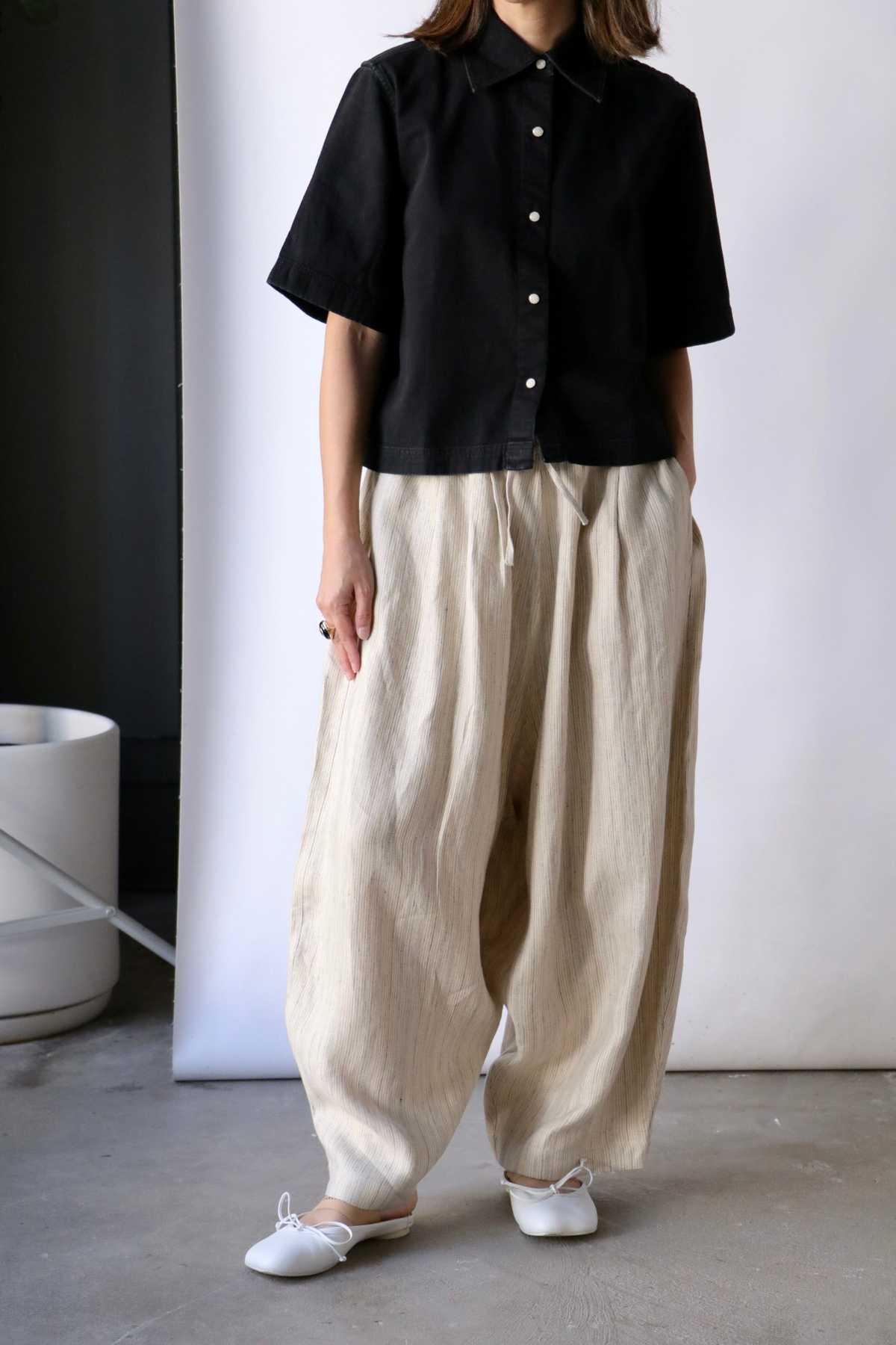 Closed Short Denim Blouse - Black | Garmentory
