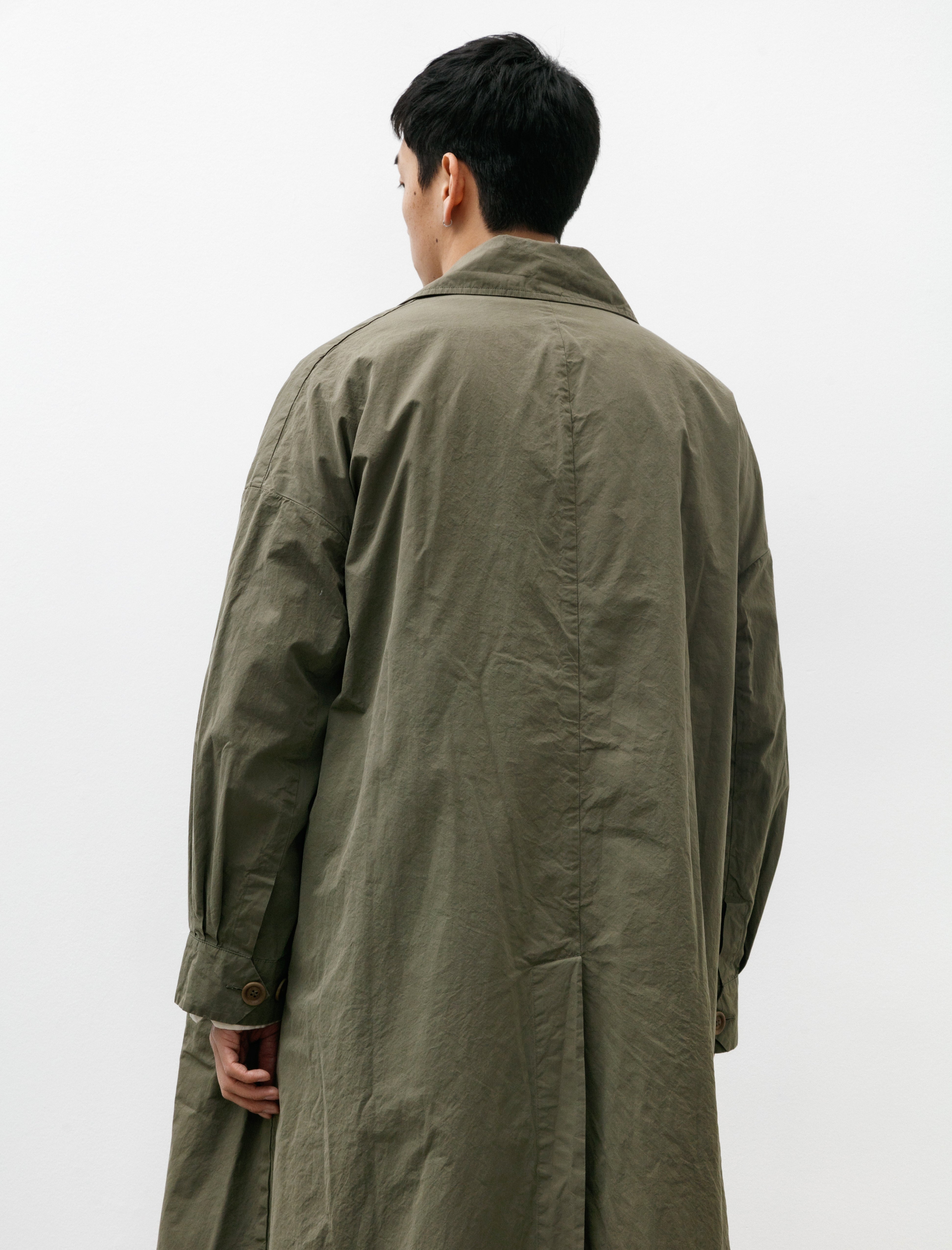 Casey Casey Mens Army Coat - Card Olive | Garmentory