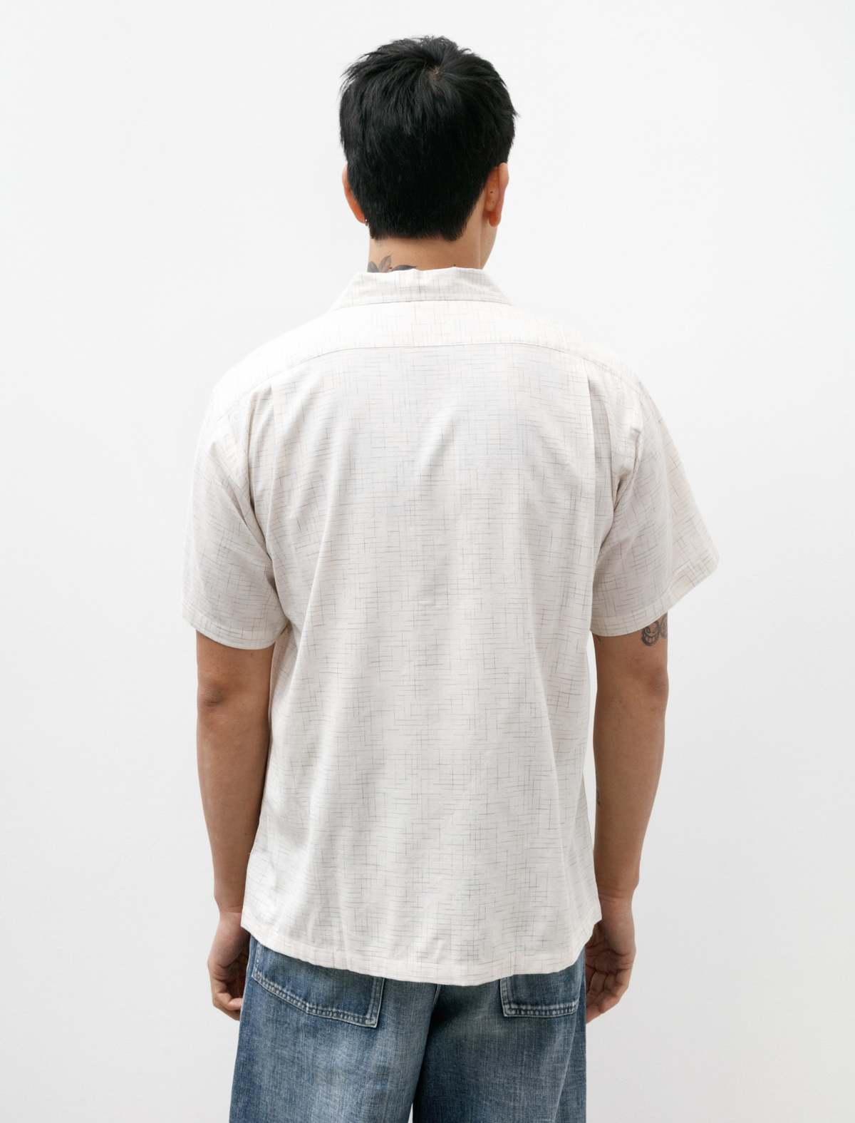 Taiga Takahashi Mens Sur Guy Shirt - Heather Ivory | Garmentory