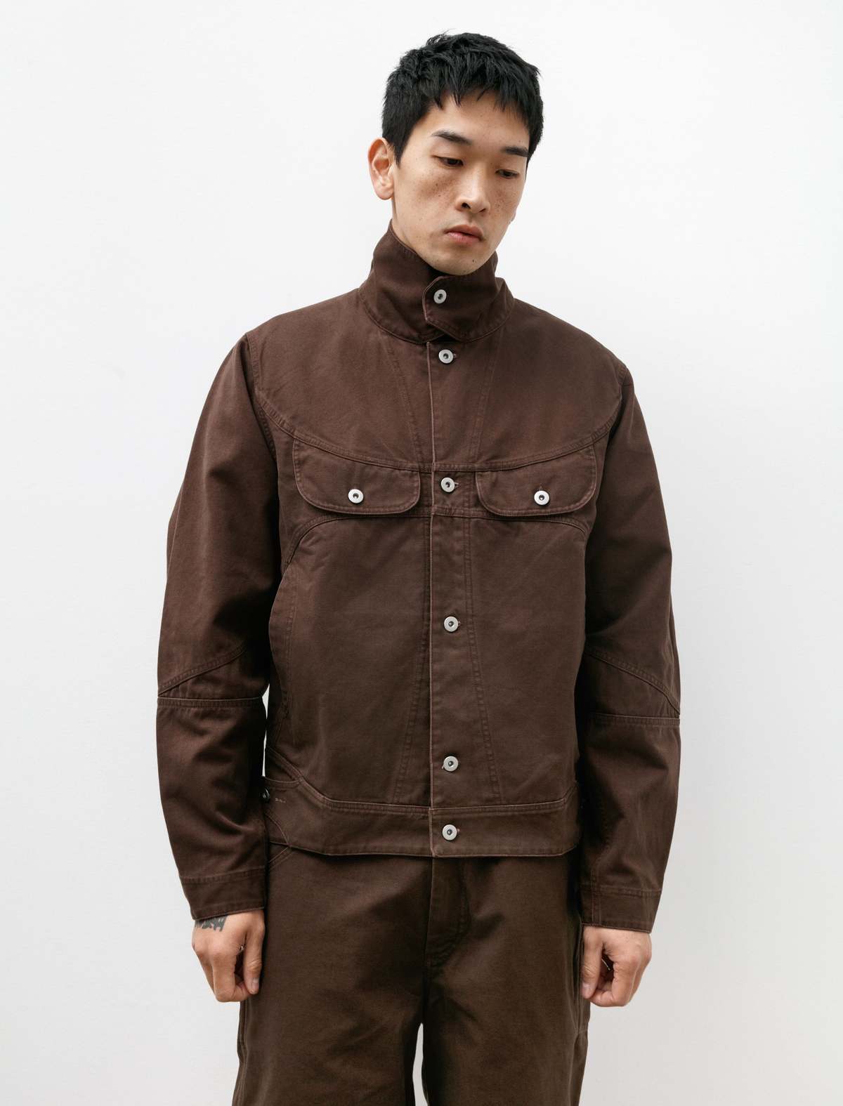Colin Meredith Welder Button Jacket - Earth Wash | Garmentory