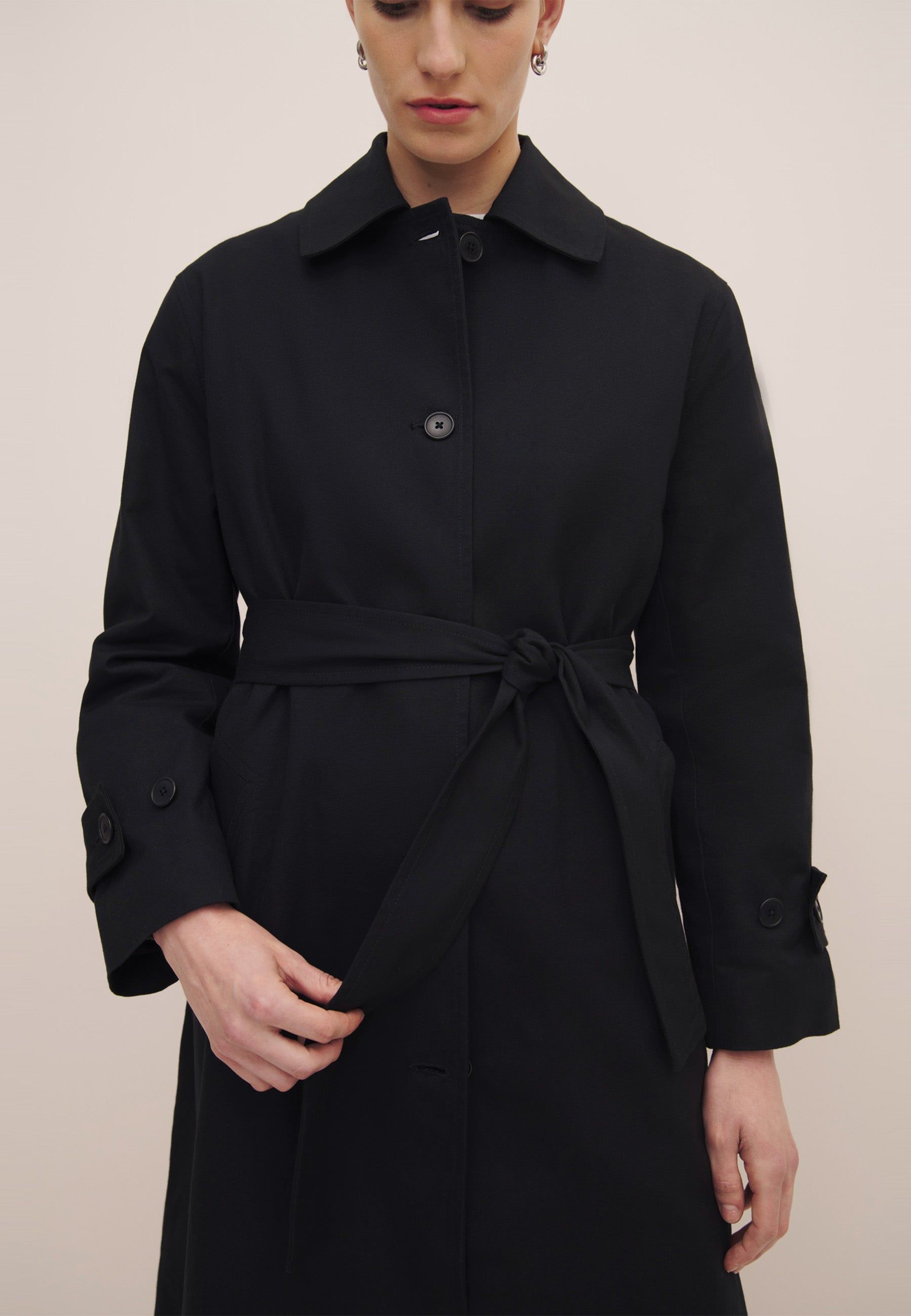 Kowtow Cleo Trench Coat - Black | Garmentory